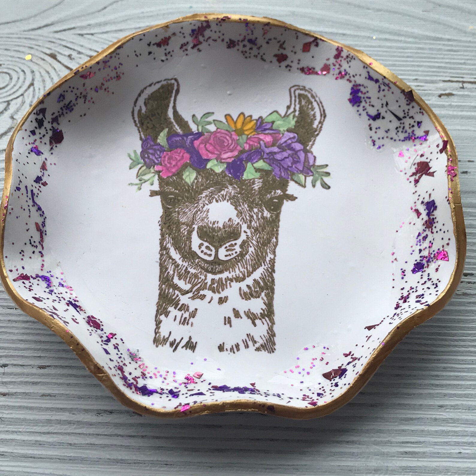 Llama Ring Dish Llama Wedding Gifts Llama Valentines Day | Etsy