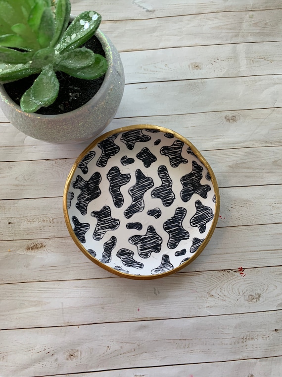 Home Décor Decorative Trays Cow Print Cow Print Decor Cow Decor Cow ...