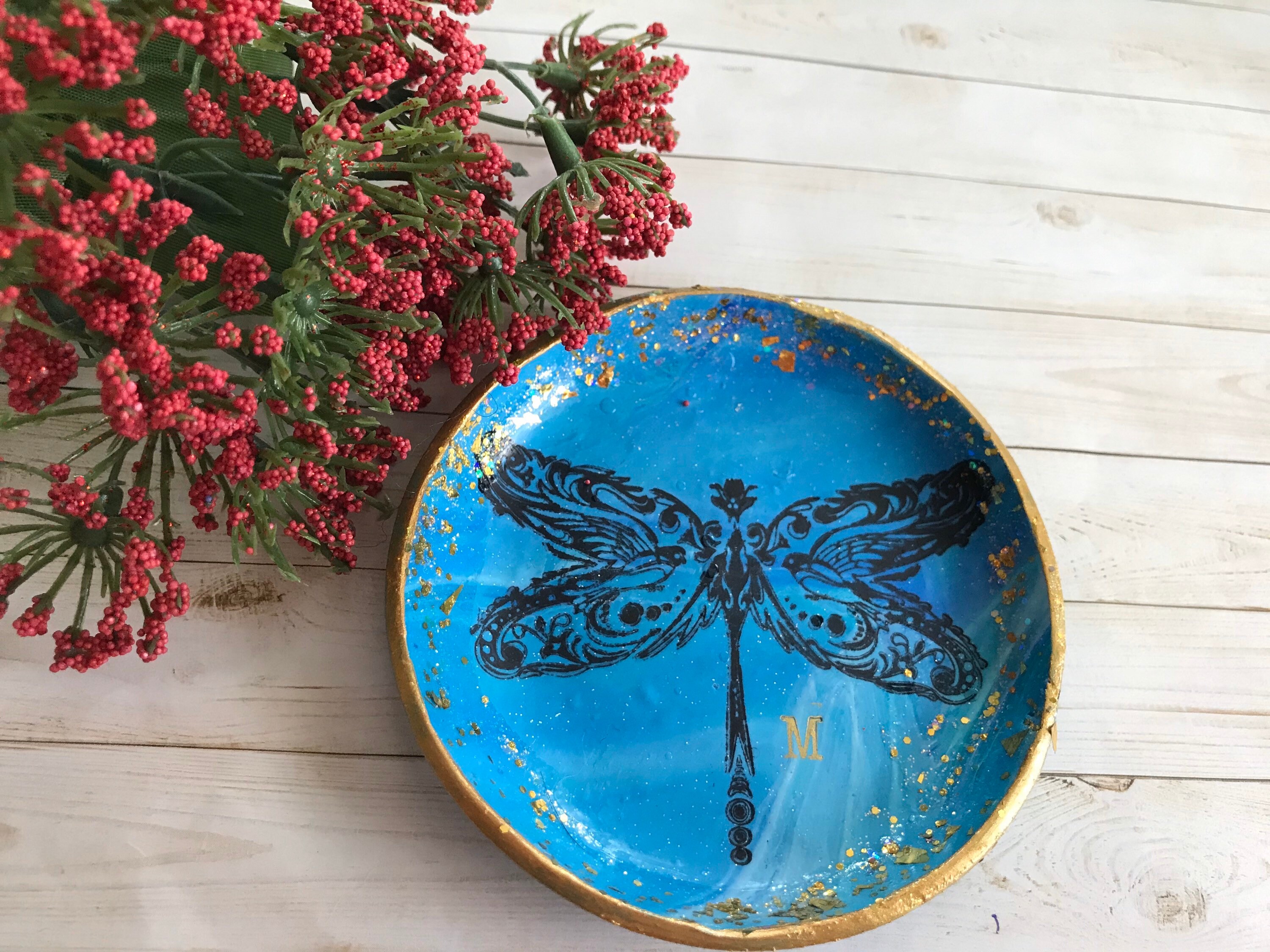 Dragonfly Ring Dish Dragonfly Gifts Gifts For Dragonfly | Etsy