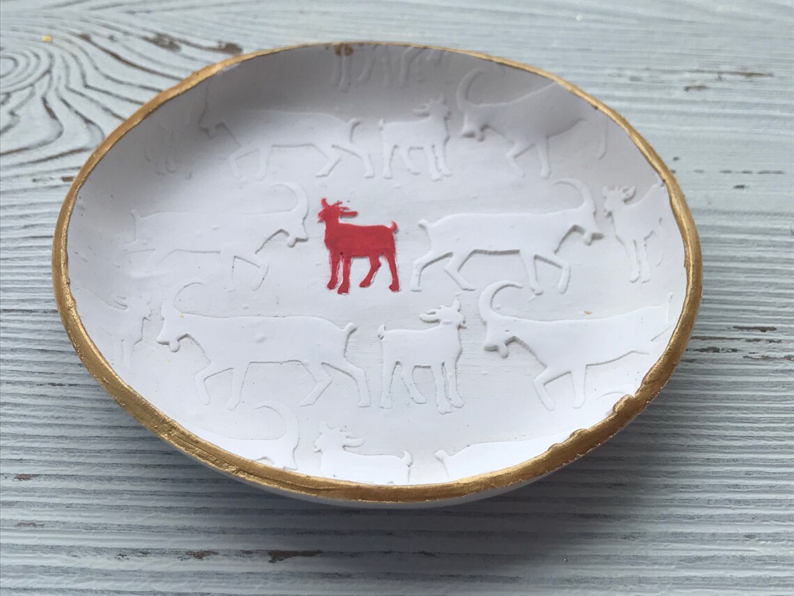 Goat Ring Dish Gifts For Goat Lovers Goat Decor Gifts For | Etsy