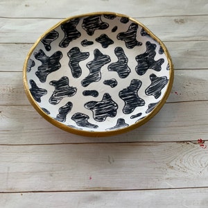 Cow Print Ring Dish, Cow Print Dish, Gift for Couples, Gift for Bride ...