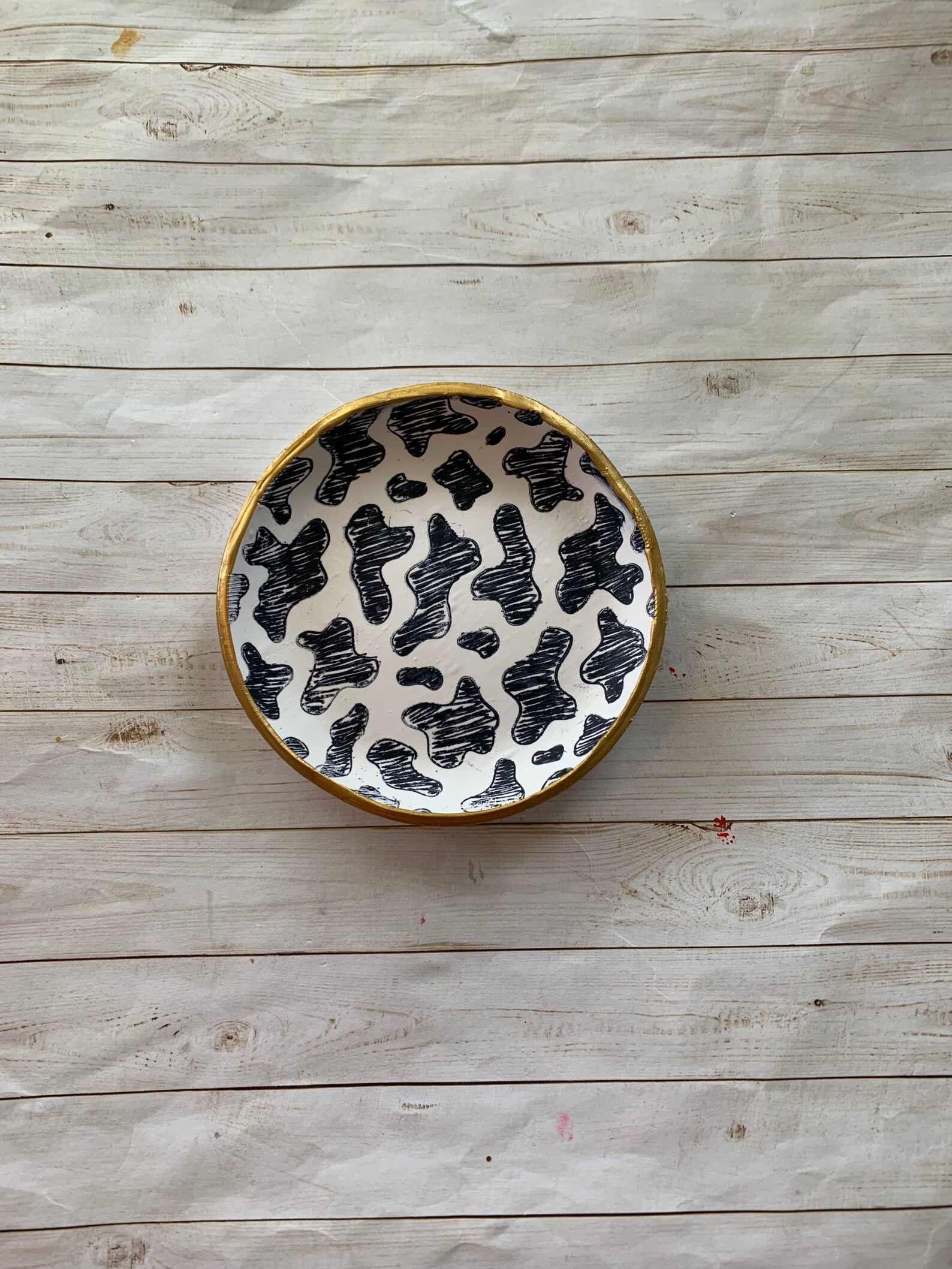Cow Print Ring Dish Cow Print Dish Gift for Couples Gift - Etsy
