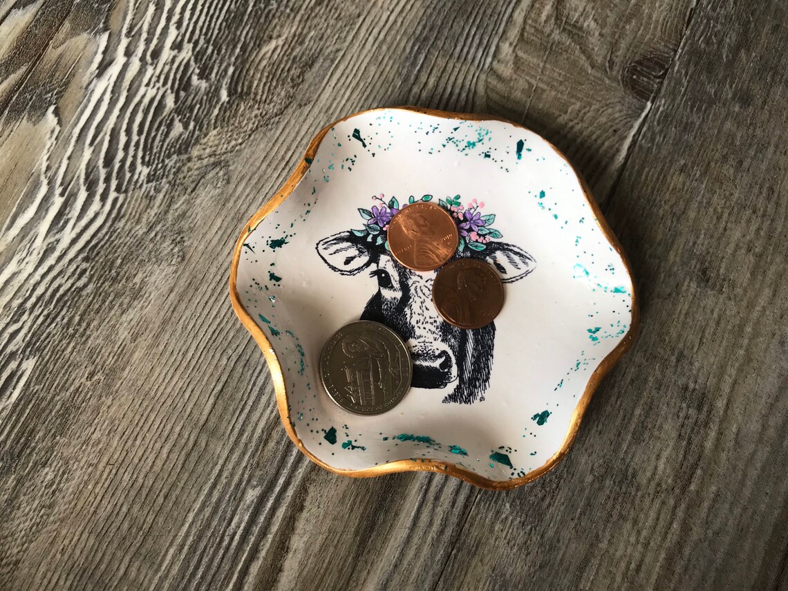 Cow Ring Dish Heifer Ring Dish Calf Ring Dish Cow Gifts | Etsy