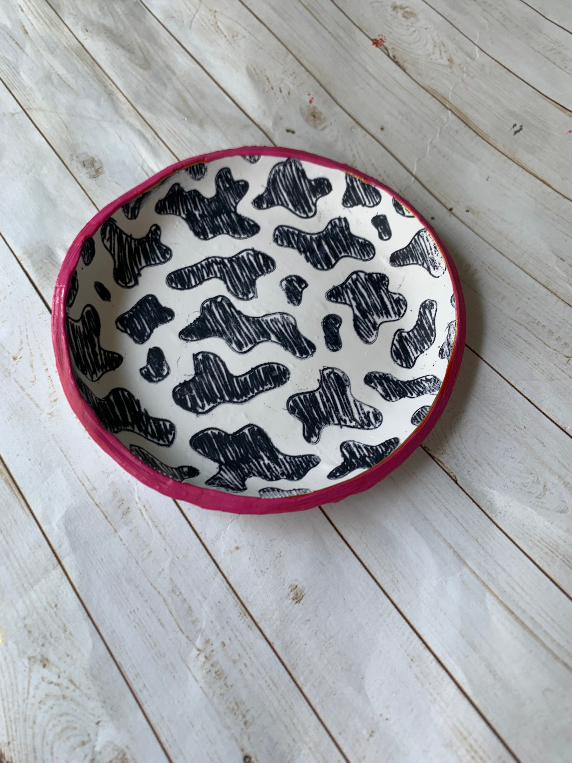 Home Décor Decorative Trays Cow Print Cow Print Decor Cow Decor Cow ...