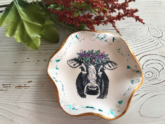 Cow Ring Dish Heifer Ring Dish Calf Ring Dish Cow Gifts | Etsy