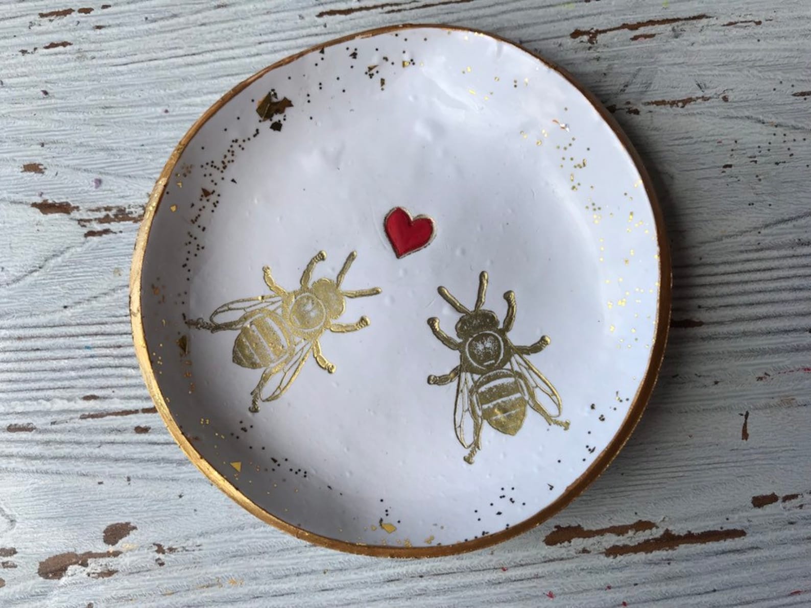 Bee Ring Dish Bee Gifts Wedding Bee Jewelry Dish Bee | Etsy