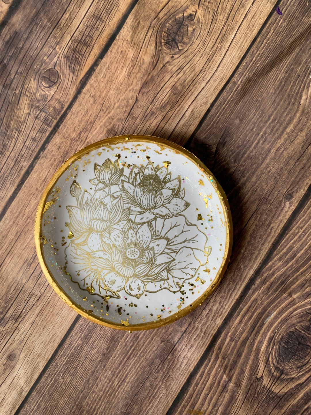 Lotus Ring Dish, Lotus Dish, Floral Ring Dish, Lotus Gifts, Lotus Decor ...