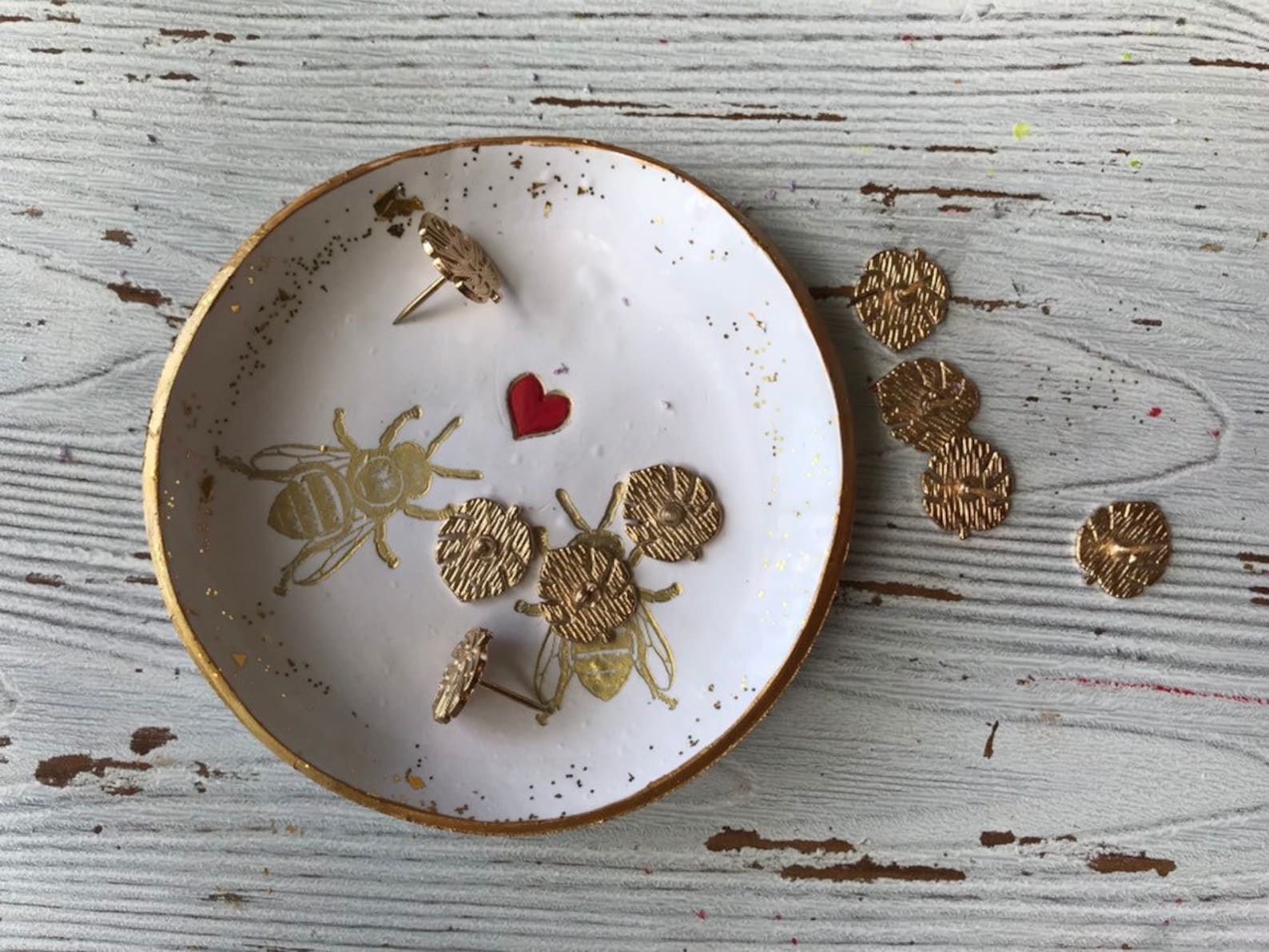 Bee Ring Dish Bee Gifts Wedding Bee Jewelry Dish Bee | Etsy