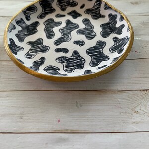 Cow Print Ring Dish, Cow Print Dish, Gift for Couples, Gift for Bride ...