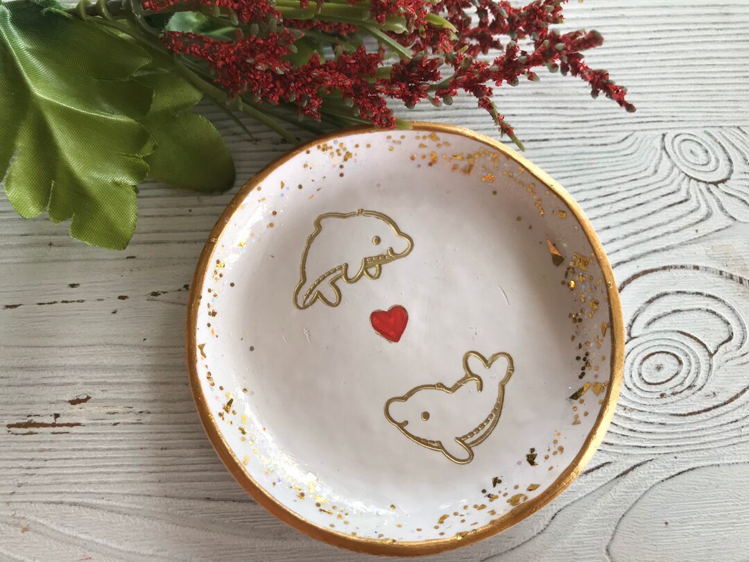 Dolphin Ring Dish, Dolphin Gifts, Dolphin Love Gift, Dolphin Catchall ...