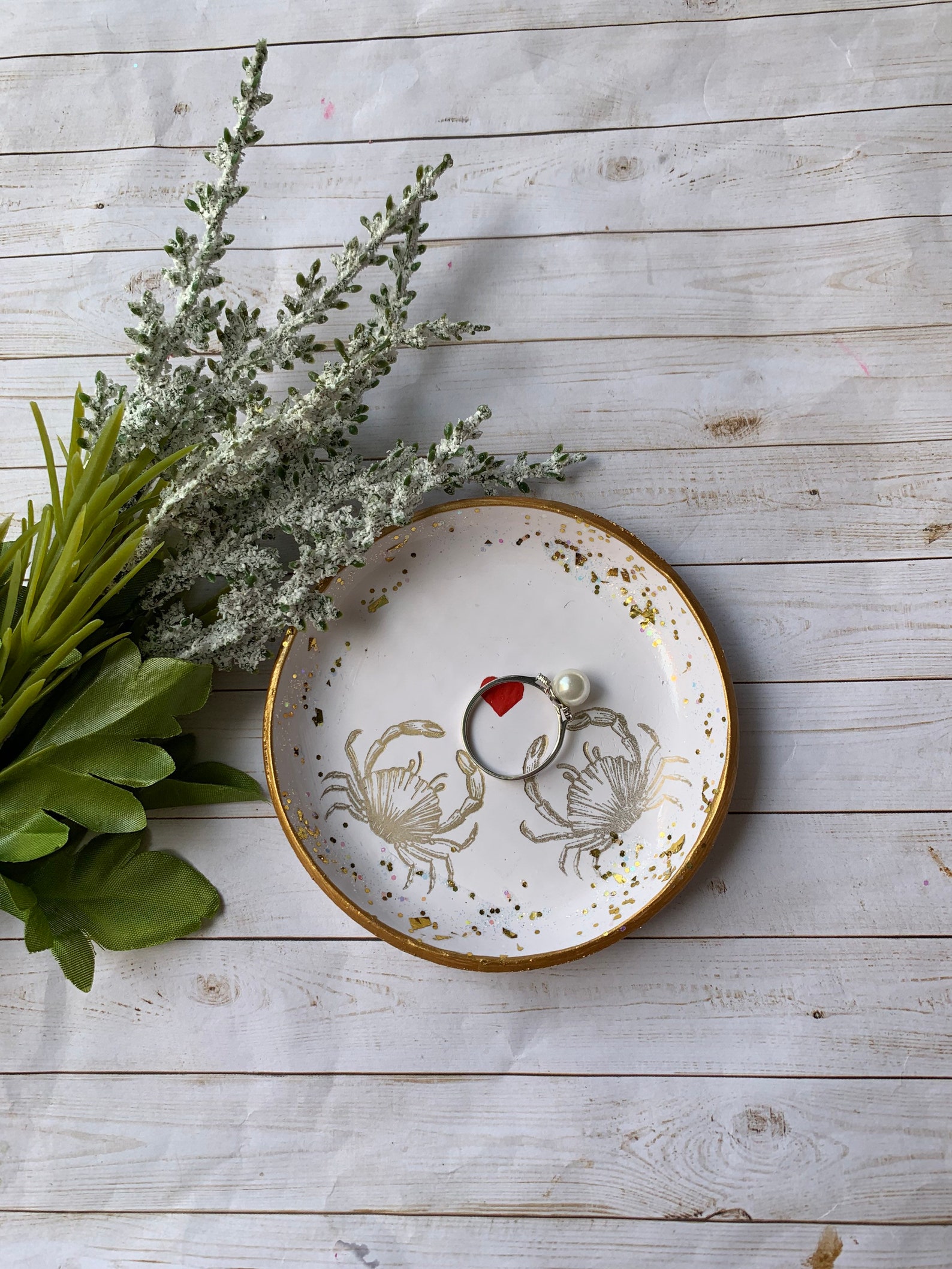 Crab Ring Dish Crab Gifts Crab Catchall Crab Dish Gift for - Etsy