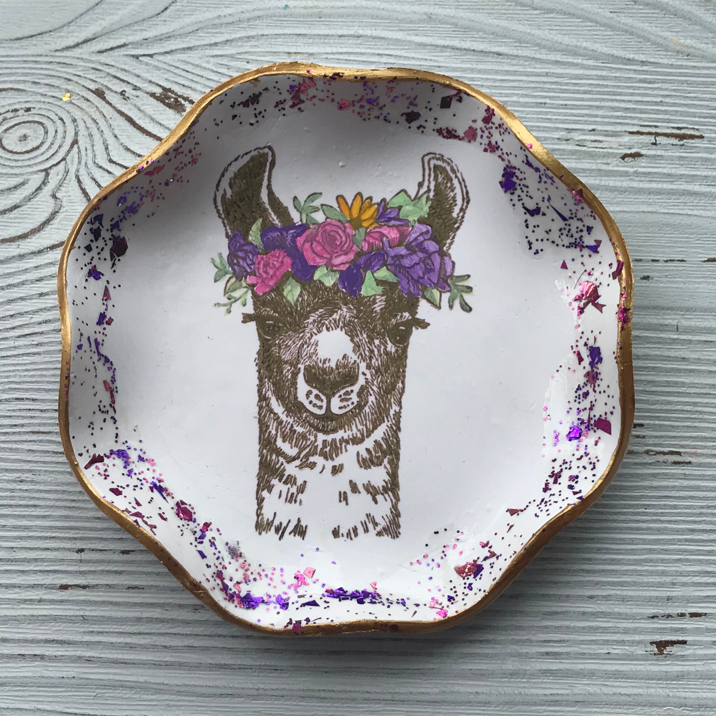 Llama Ring Dish Llama Wedding Gifts Llama Valentines Day | Etsy