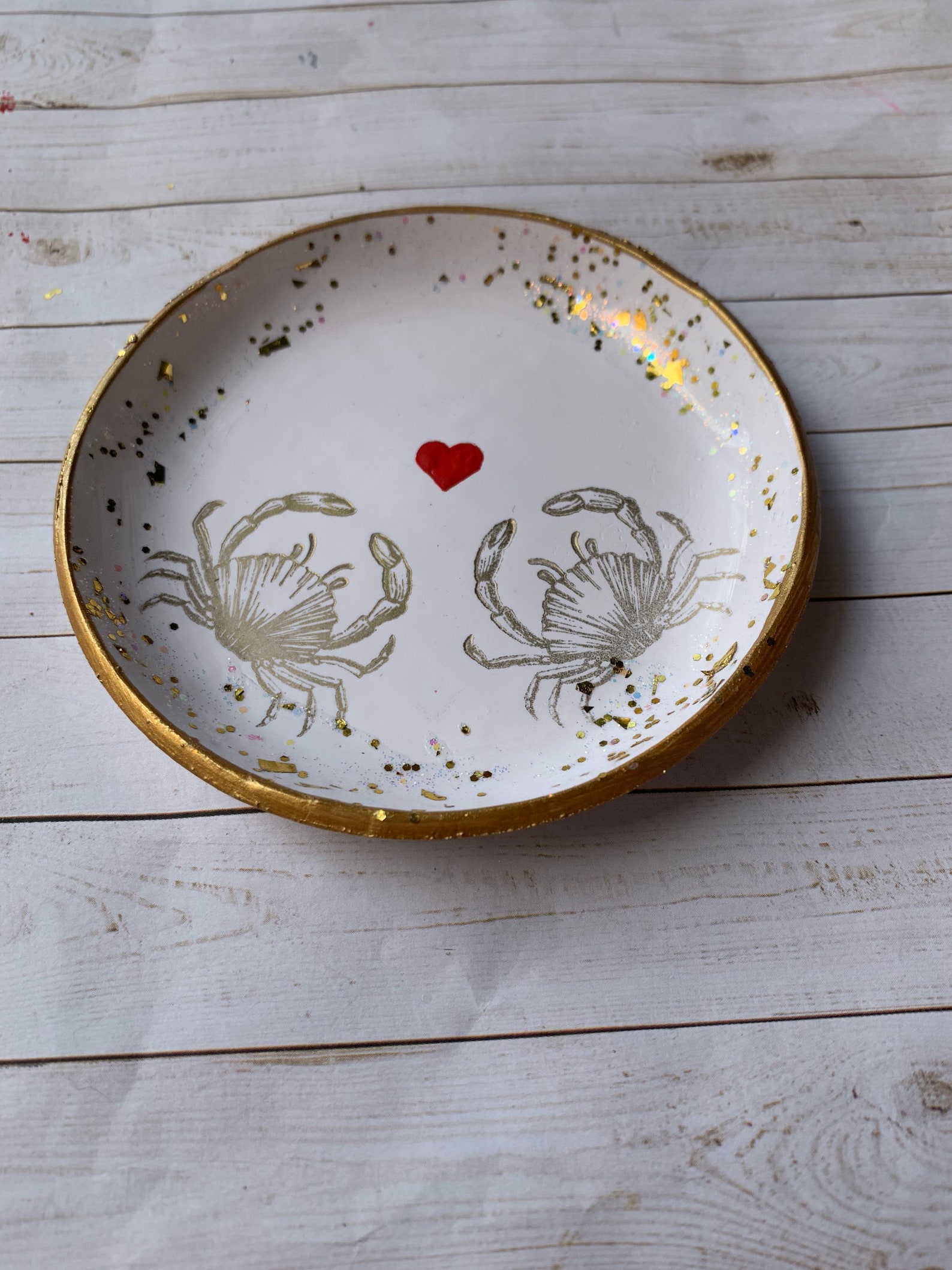 Crab Ring Dish Crab Gifts Crab Catchall Crab Dish Gift for - Etsy