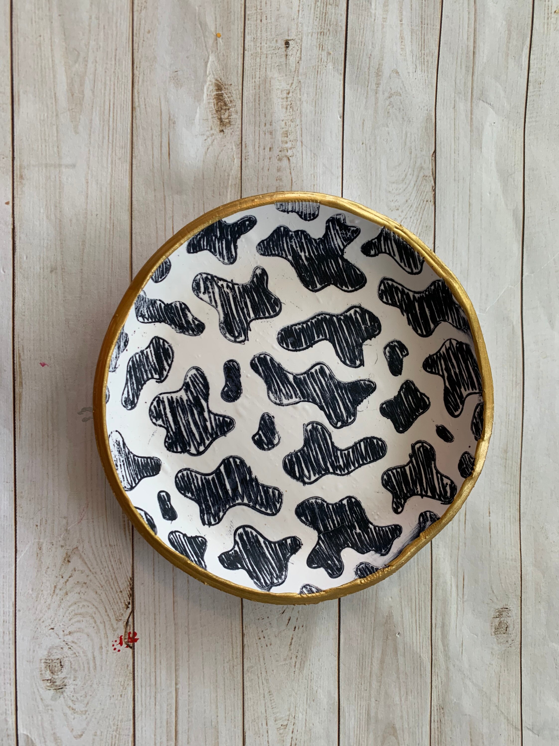 Home Décor Decorative Trays Cow Print Cow Print Decor Cow Decor Cow ...