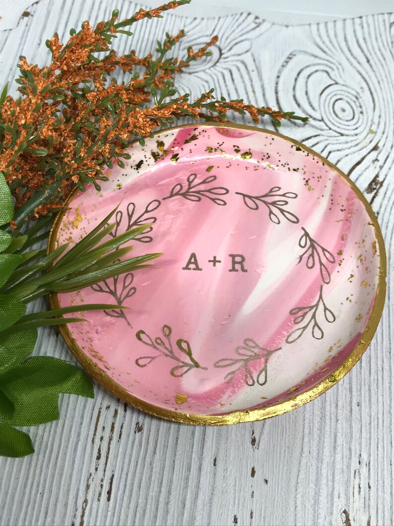 Personalized Jewelry Dish Monogram Ring Dish Personalized | Etsy