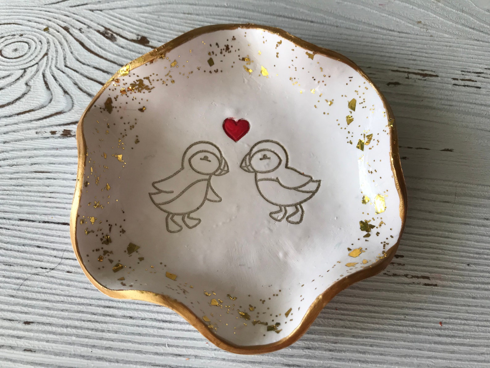 Puffin Ring Dish Puffin Gifts Valentines Day Gift Puffin | Etsy