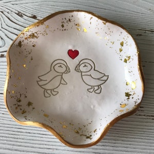 Puffin Ring Dish, Puffin Gifts, Valentines Day Gift, Puffin Catchall ...