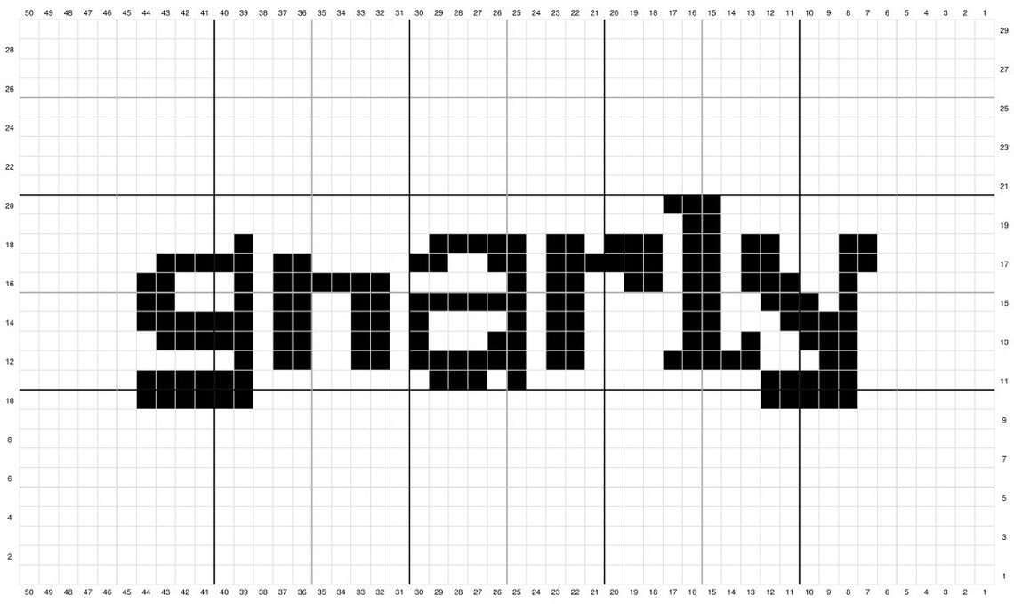 Gnarly Tapestry Crochet Pattern - Etsy