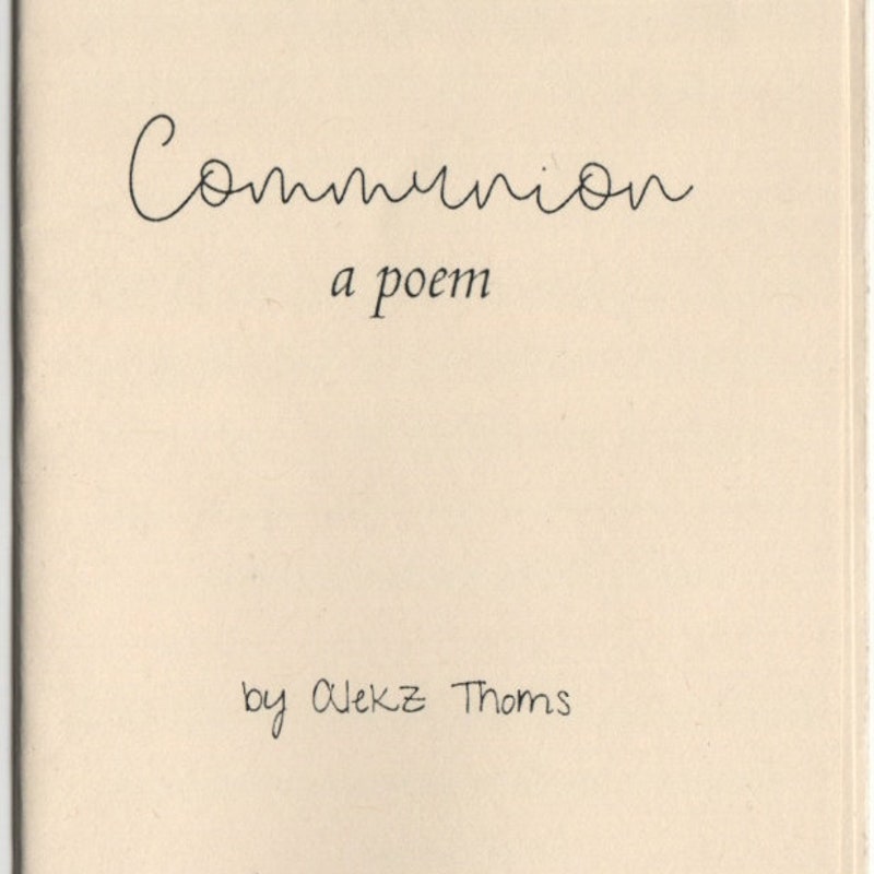 Communion Poem - Etsy