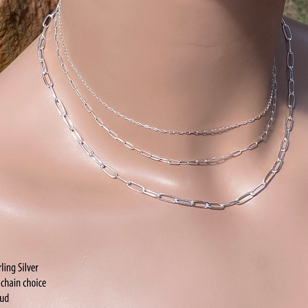 Silver Paper Clip Choker - Etsy
