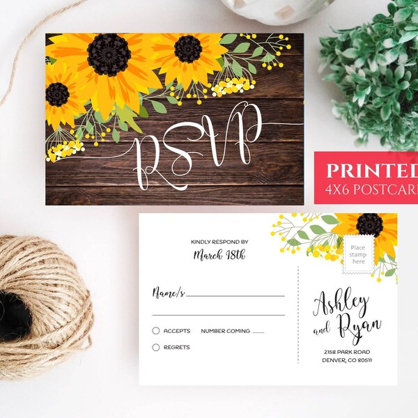 Rsvp Postcard - Etsy