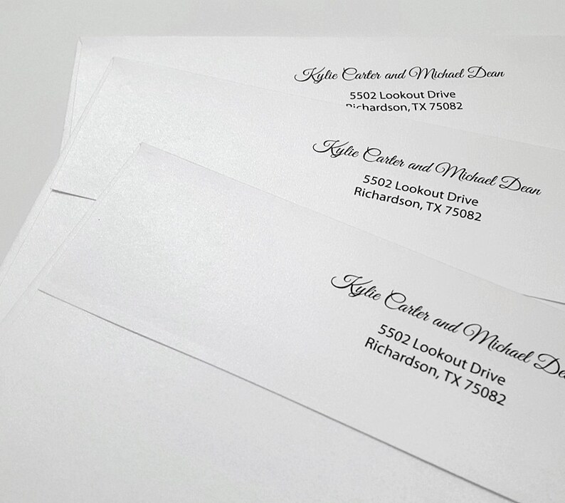Return Address Printing Envelope Address Printing 0 20 Etsy