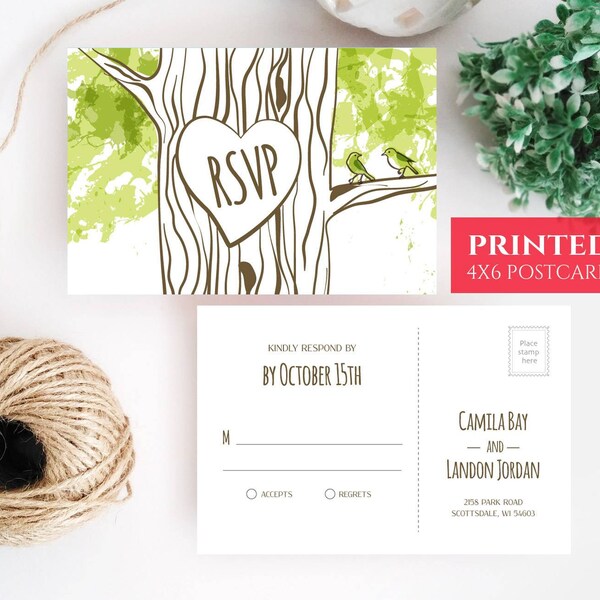 Rsvp Postcard - Etsy