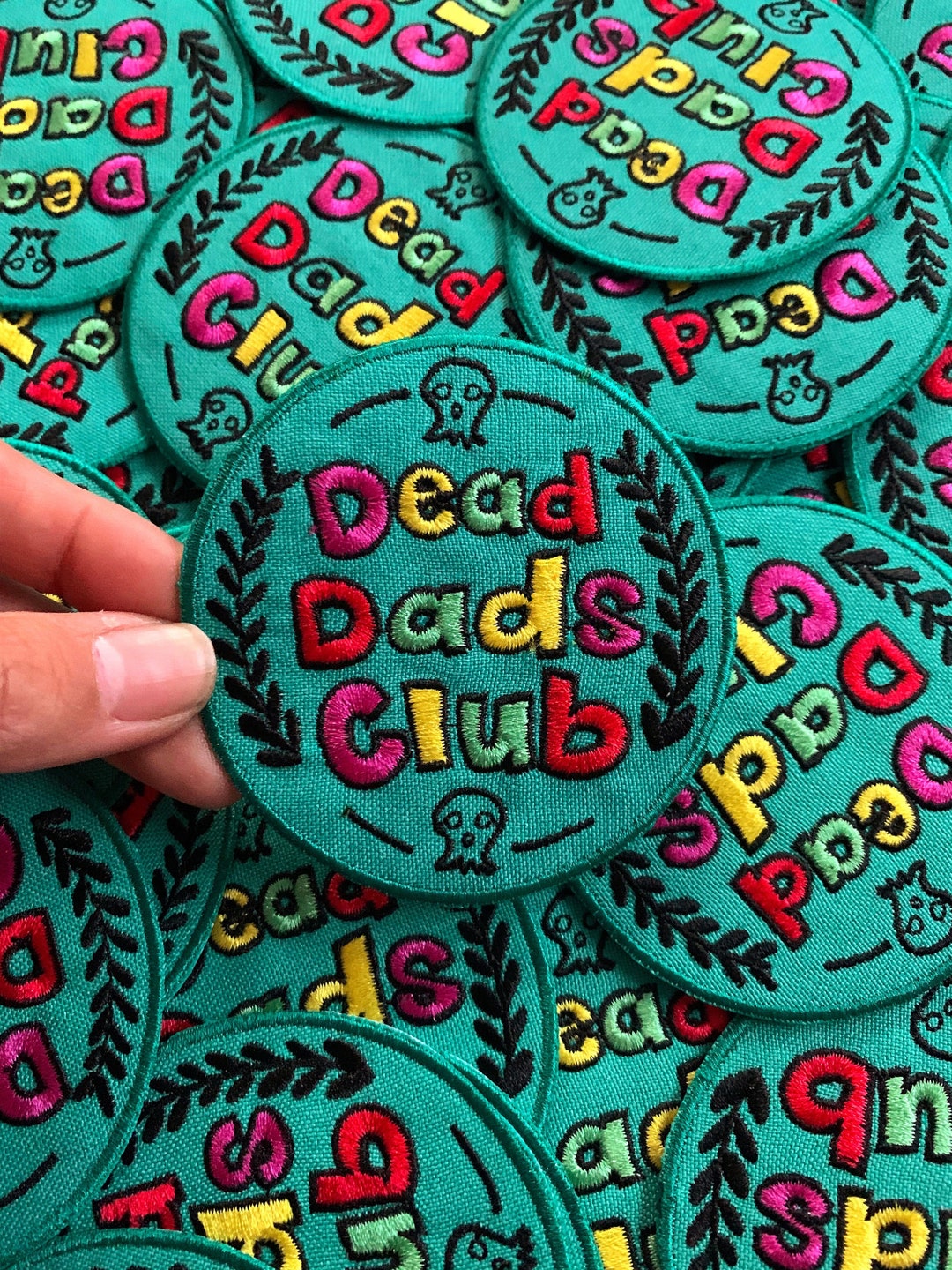Dead Dad's Club Iron on Patch, Grey's Anatomy Patch, Grey's Anatomy ...