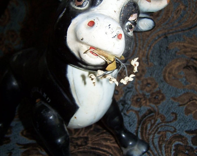 Large Ferdinand the Bull Jointed Figure 1930's Disney Child Toy ...