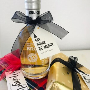 16 Personalized Christmas Gift Tag Eat Drink and Be Merry CHRISTMAS ...