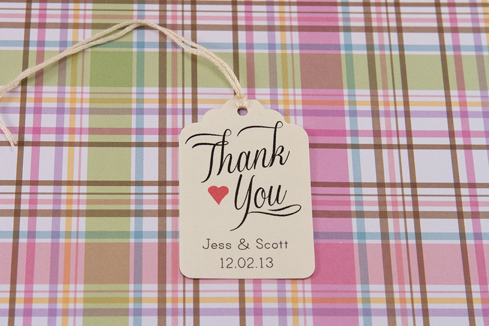 100 Personalized Wedding Favor Tags Chic Wedding Tags - Etsy