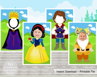 Snow White Photo Booth Props: PRINCESS PHOTOBOOTH | Etsy