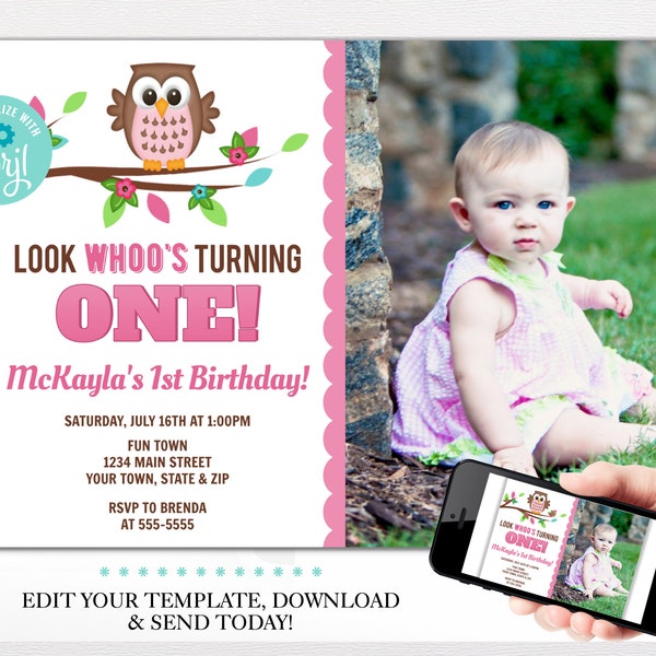 Owl 1st Birthday - Etsy