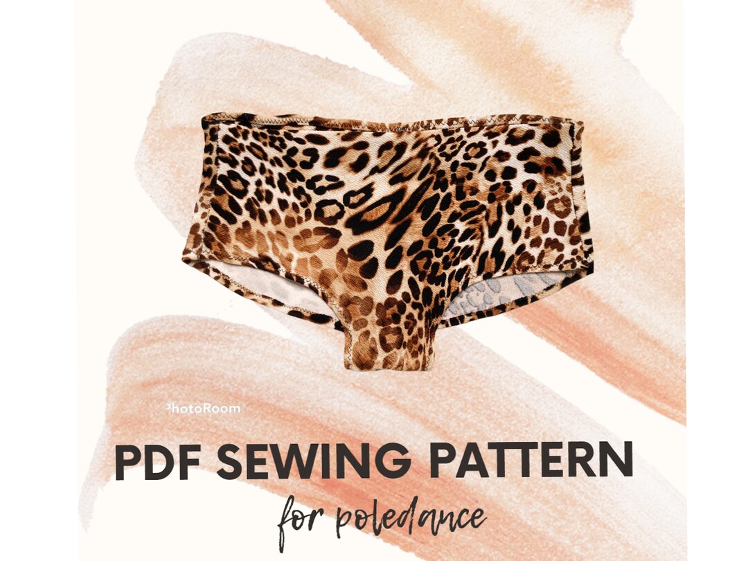 SIZE L, Poledance Shorts PDF, Pole Dance Outfits, Pole Wear Pattern ...