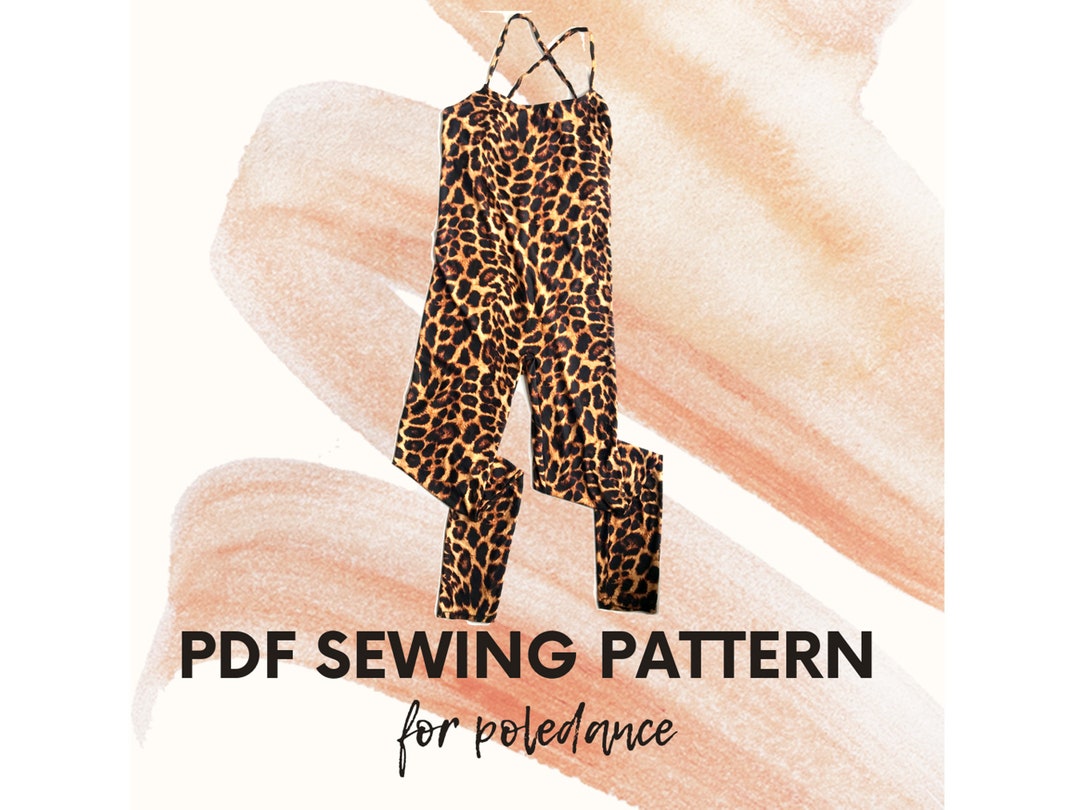 Size XS-XL, Catsuit Sewing Pattern, Leotards Pattern, Bodysuit Pattern ...