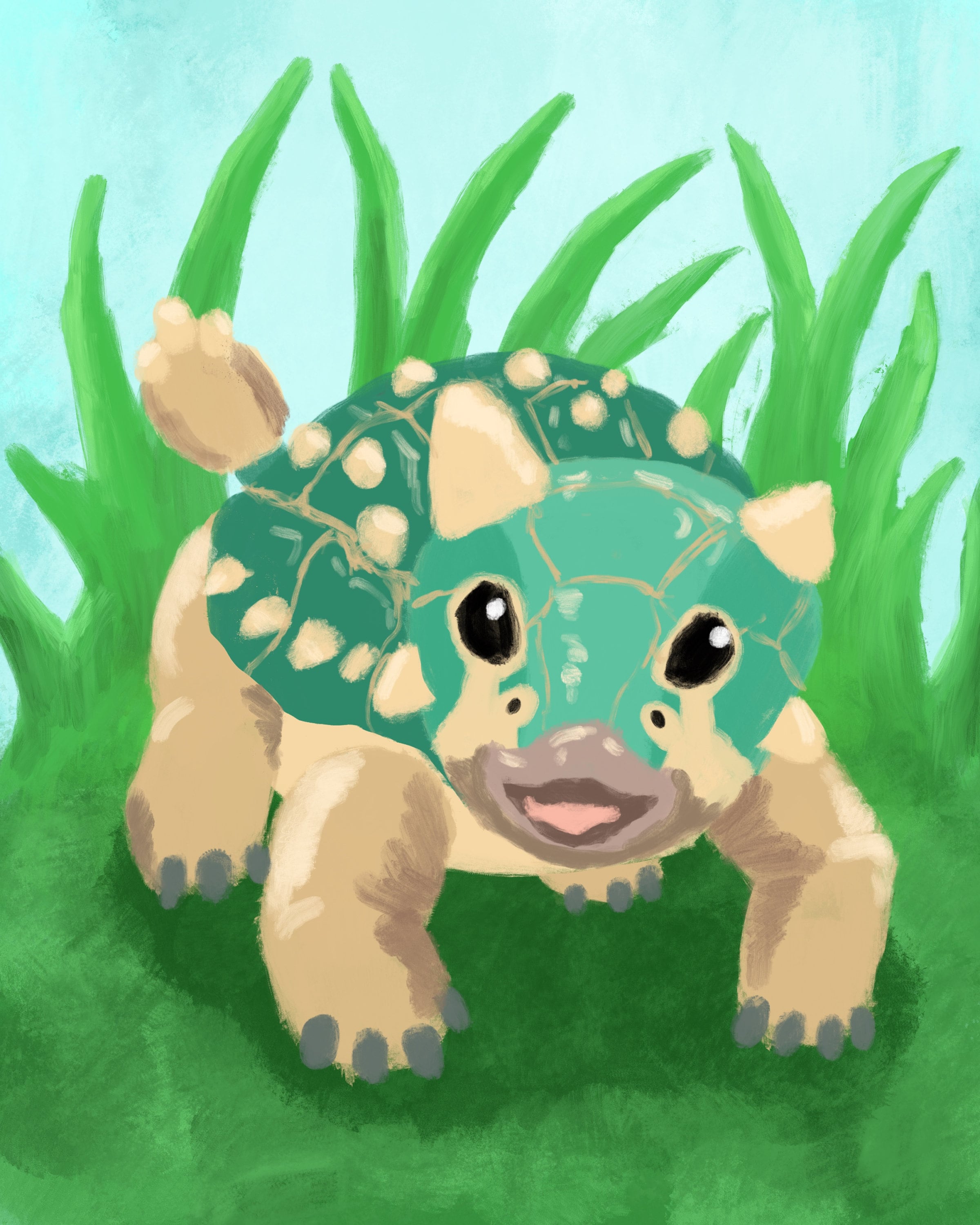 Guía de pintura paso a paso para Baby Bumpy - Etsy España