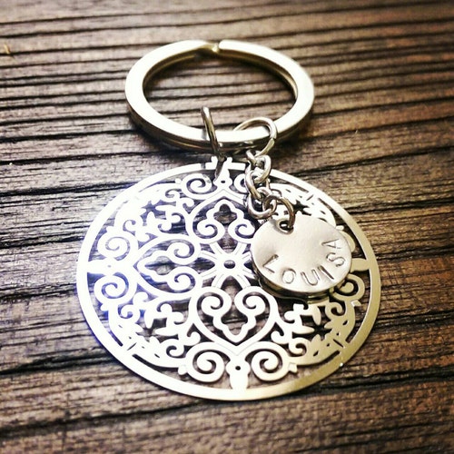 Beautiful Boho Key Ring/keychain Personalised Gift Handmade | Etsy