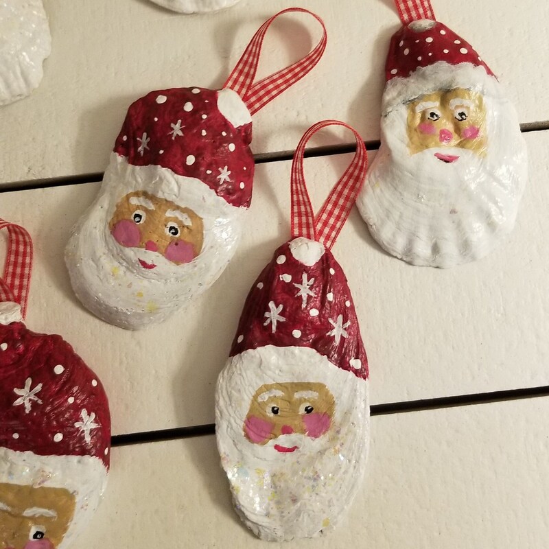Santa Shells - Etsy