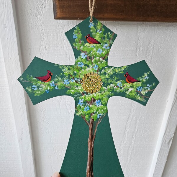 Handpainted Cross - Etsy