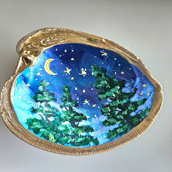 Painted Clam Shell - Etsy