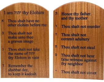 Ten Commandments Tablets - Etsy