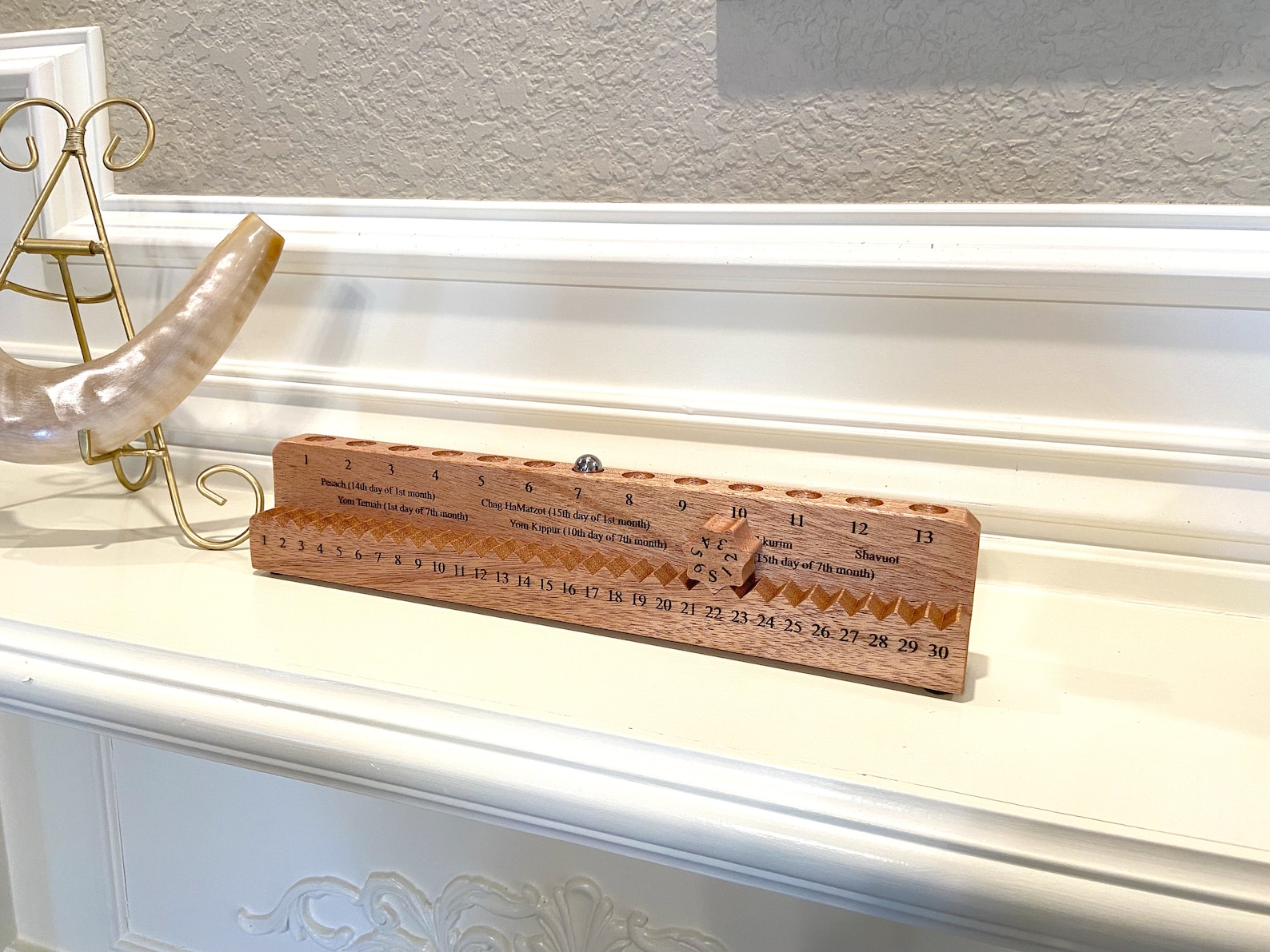 Perpetual Hebrew Calendar (carved and Laser Engraved With Optional ...