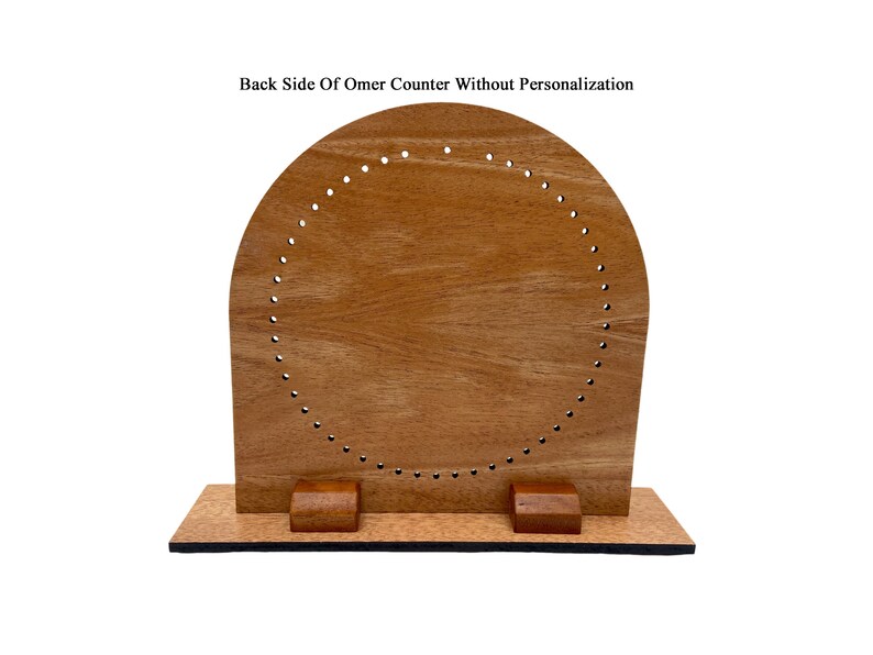 Omer Counter (laser Engraved) With Optional Personalization on the Back ...