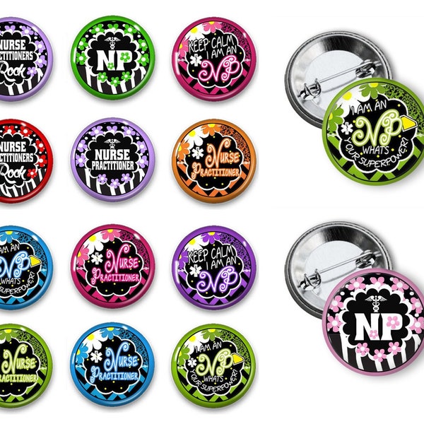 Nurse Practitioner Pins - Etsy