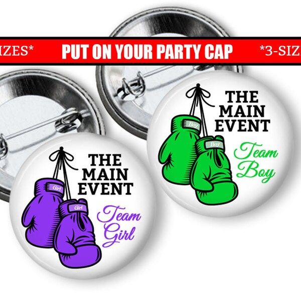 Boxing Gender Reveal Green - Etsy