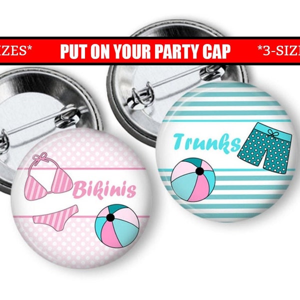 Gender Reveal Pool Party Invitation - Etsy