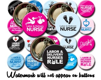 Nurse buttons | Etsy