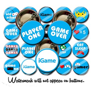 Gamer Video Gamer Pins Video Gamer Gifts 1.25 Inch Pinback - Etsy