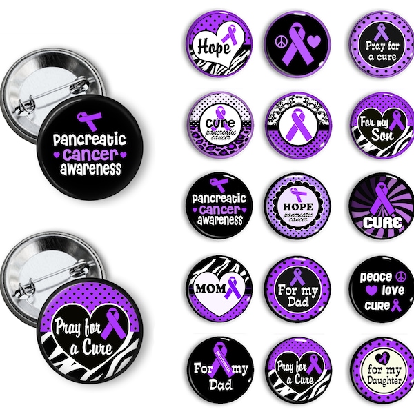 Pancreatic Cancer Awareness Pins - Etsy