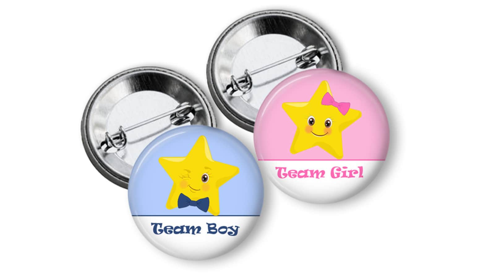 Gender Reveal Pins Twinkle Twinkle Little Star Gender Reveal - Etsy